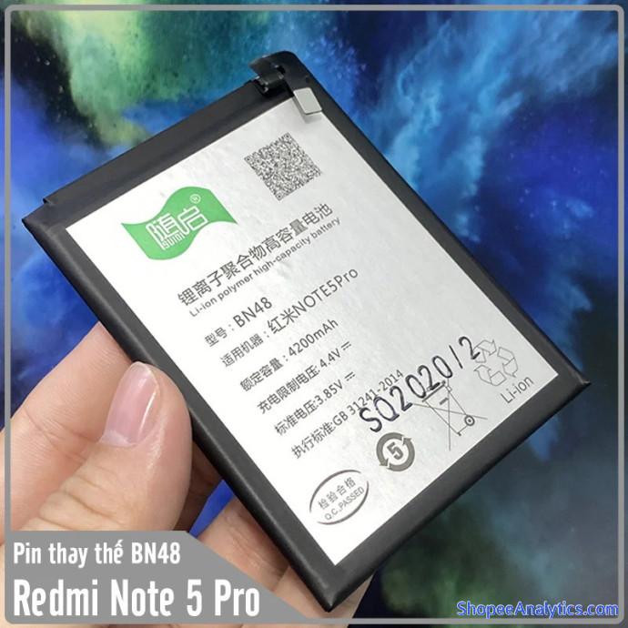 Review Pin Suiqi Li-ion thay thế cho Xiaomi Redmi Note 6 Pro (BN48) 4200mAh